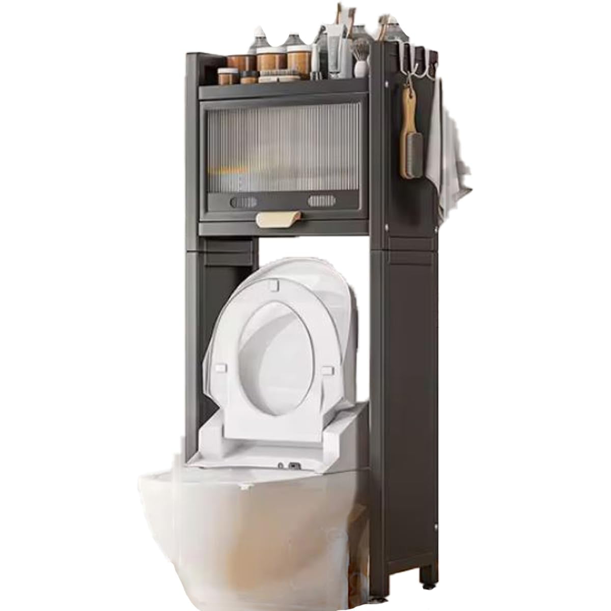 Sisliya Laundry Room Storage Rack for Washer and Dryer Over The Toilet ...