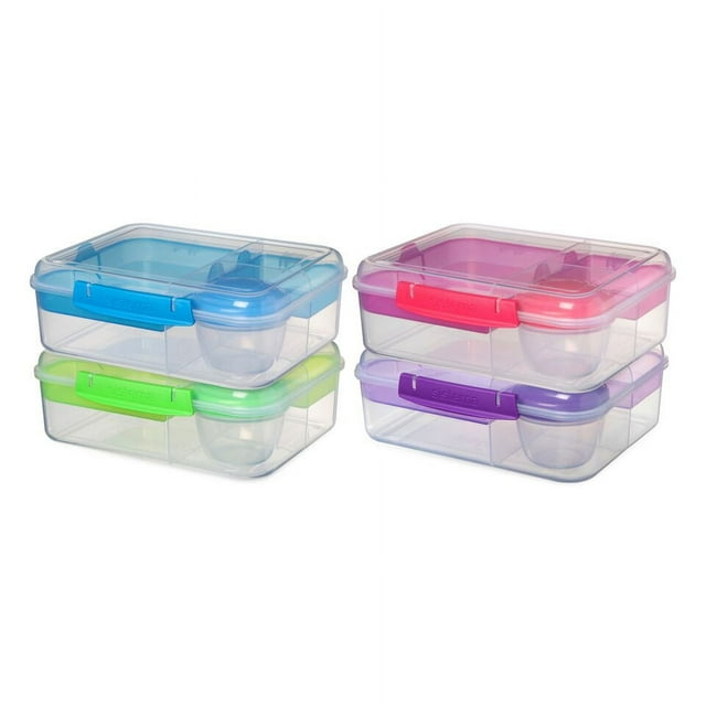 Sistema, Bento Lunch to Go Lunchbox, Multi Compartment, Blue - Walmart.com