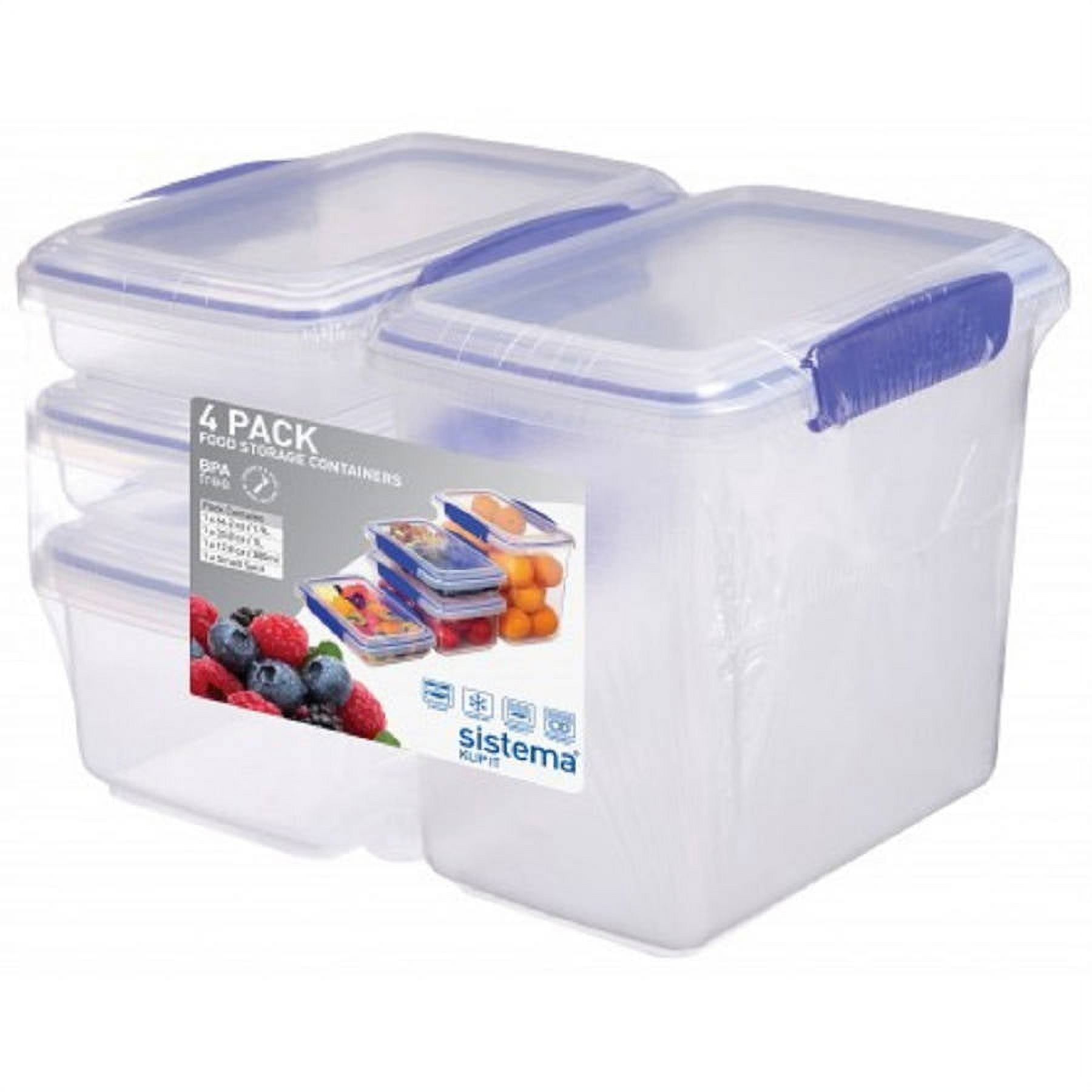 Sistema KLIP IT Container Set, 4 Pack - Walmart.com