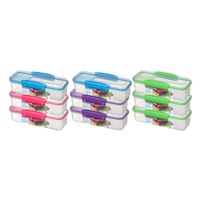 Sistema Snack Attack to Go Snack and Dip Container, 9 Pack - Walmart.com