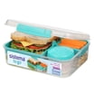 Sistema To Go Bento Box Food Storage Container, Purple - Walmart.com