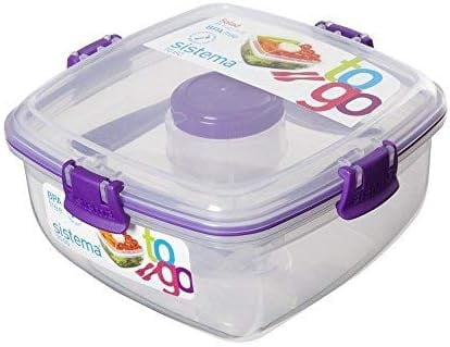 Sistema To Go Collection Salad to Go Food Storage Container (2 Pack ...