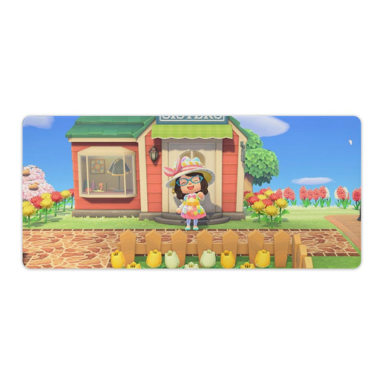 Sister Animal Crossing New Horizons Mouse Pad No-sliped Large Mousepad ...