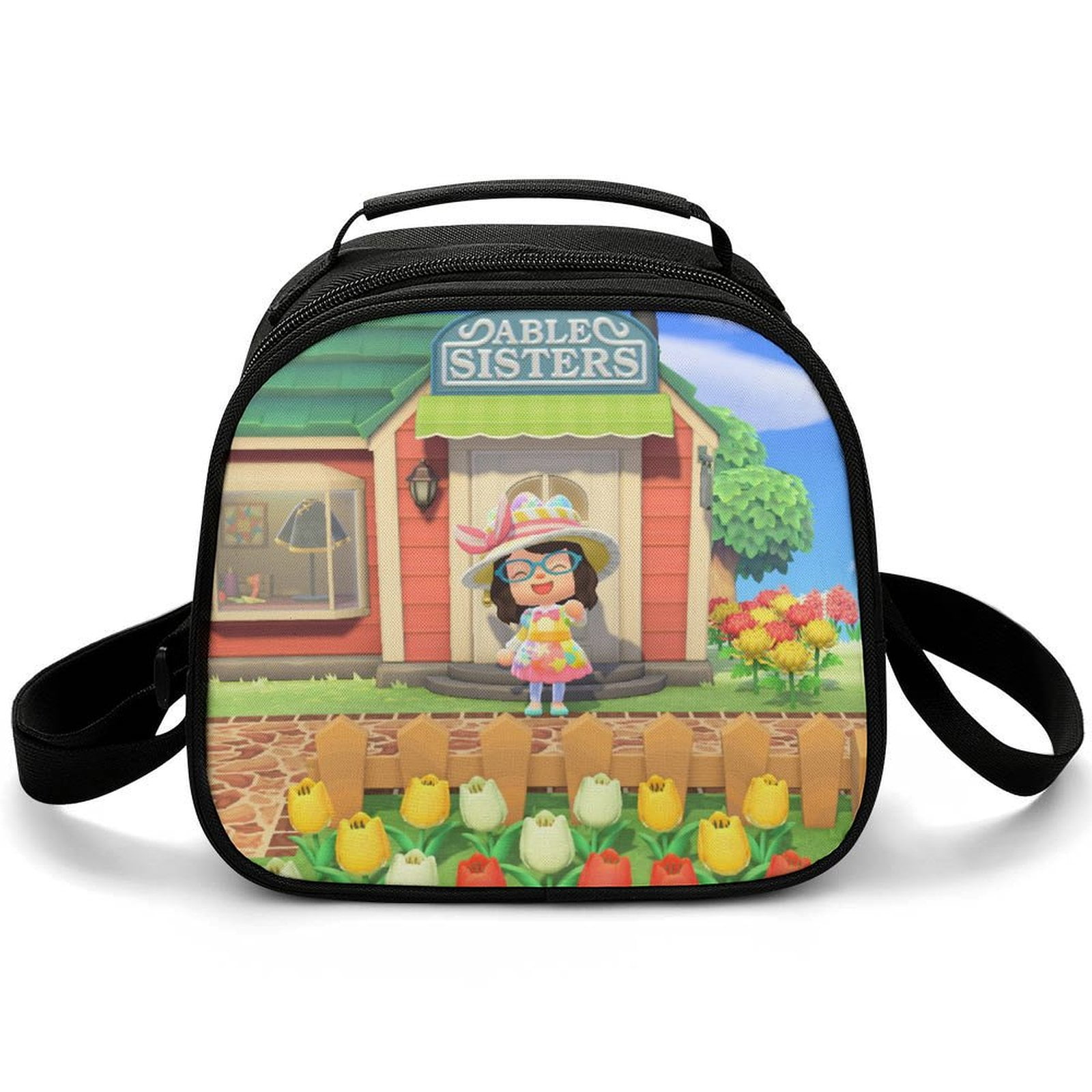 Sister Animal Crossing New Horizons Portable Insulated Lunch Bag Lunch ...