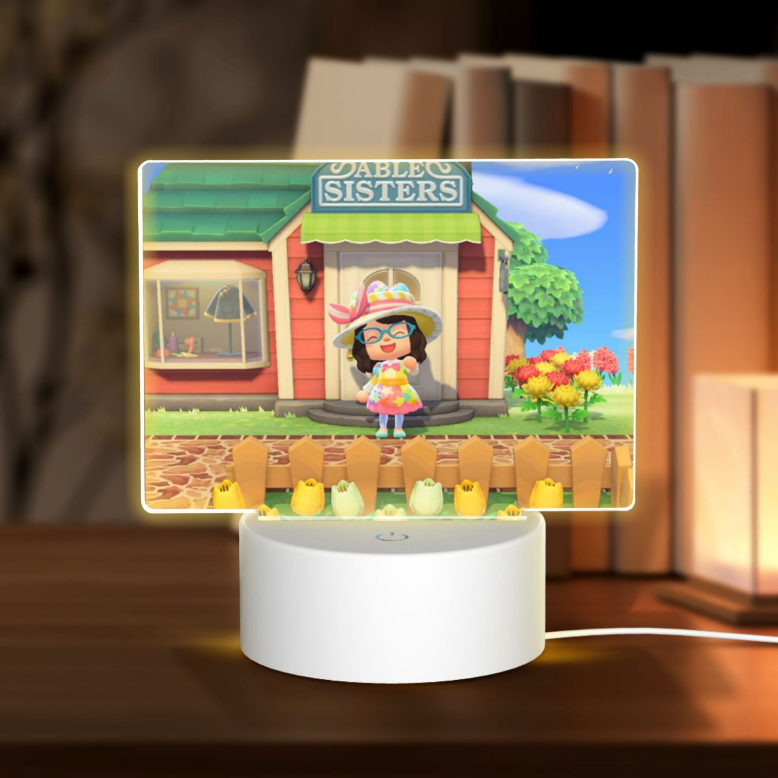 Sister Animal Crossing New Horizons Rectangular Acrylic Night Light ...