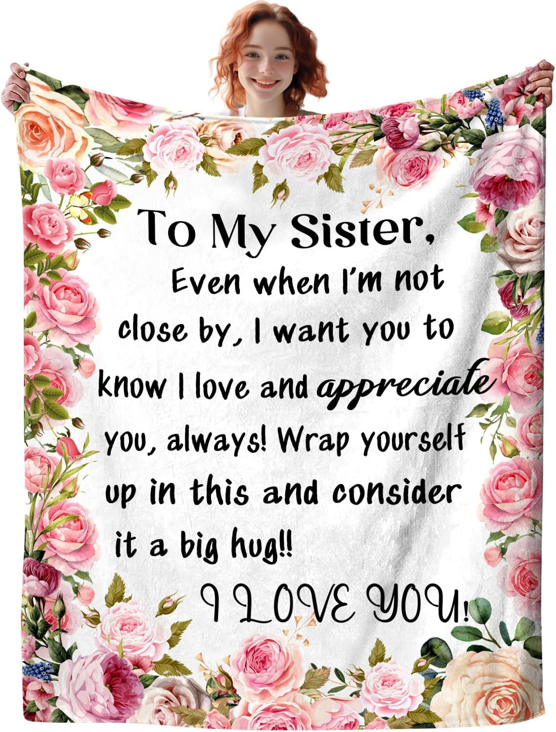 Sister Bithday Gifts from Sister Super Soft Sister Blankets and Throws ...