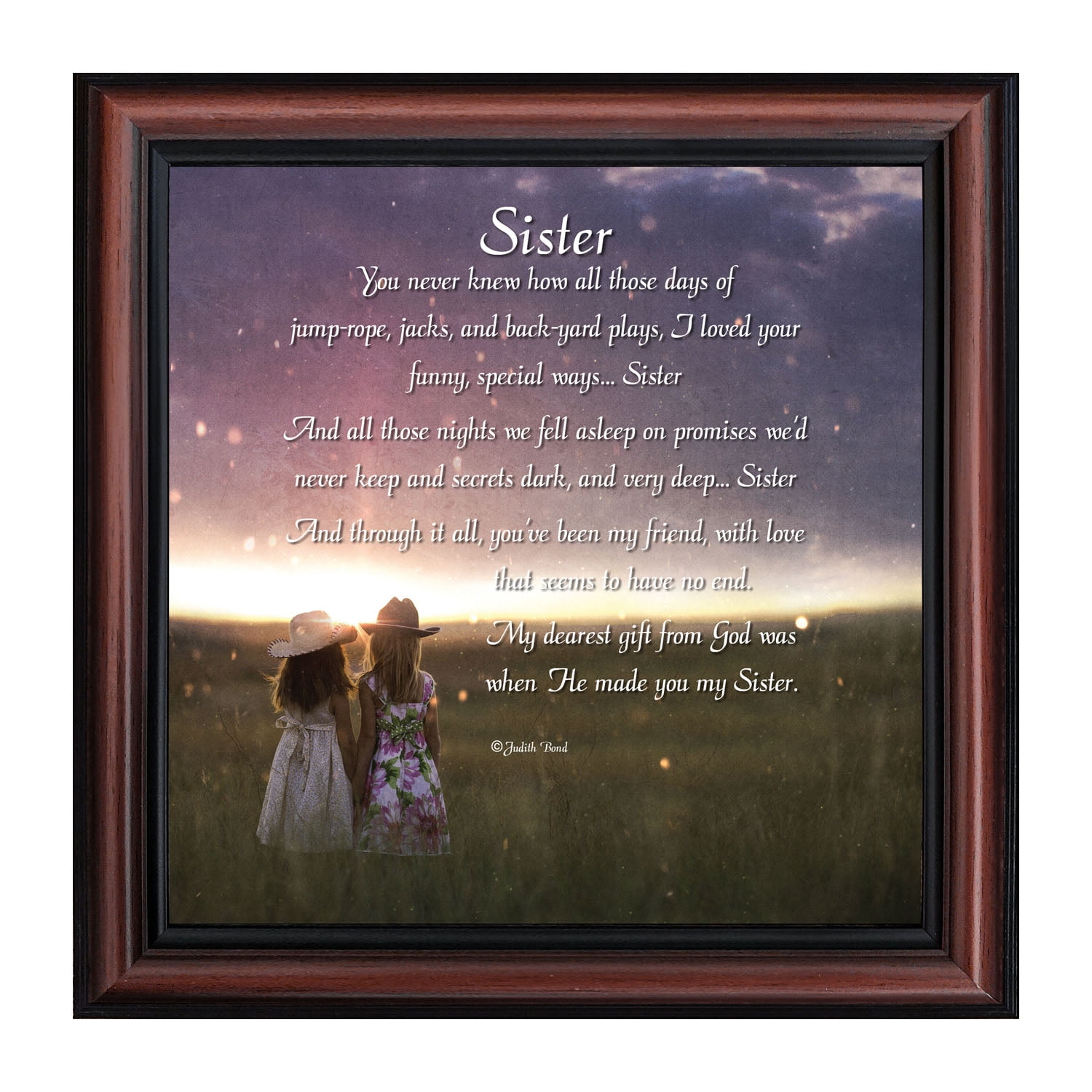 Sister, For My Sister, Special Gift for Sister from Sibling, Framed ...