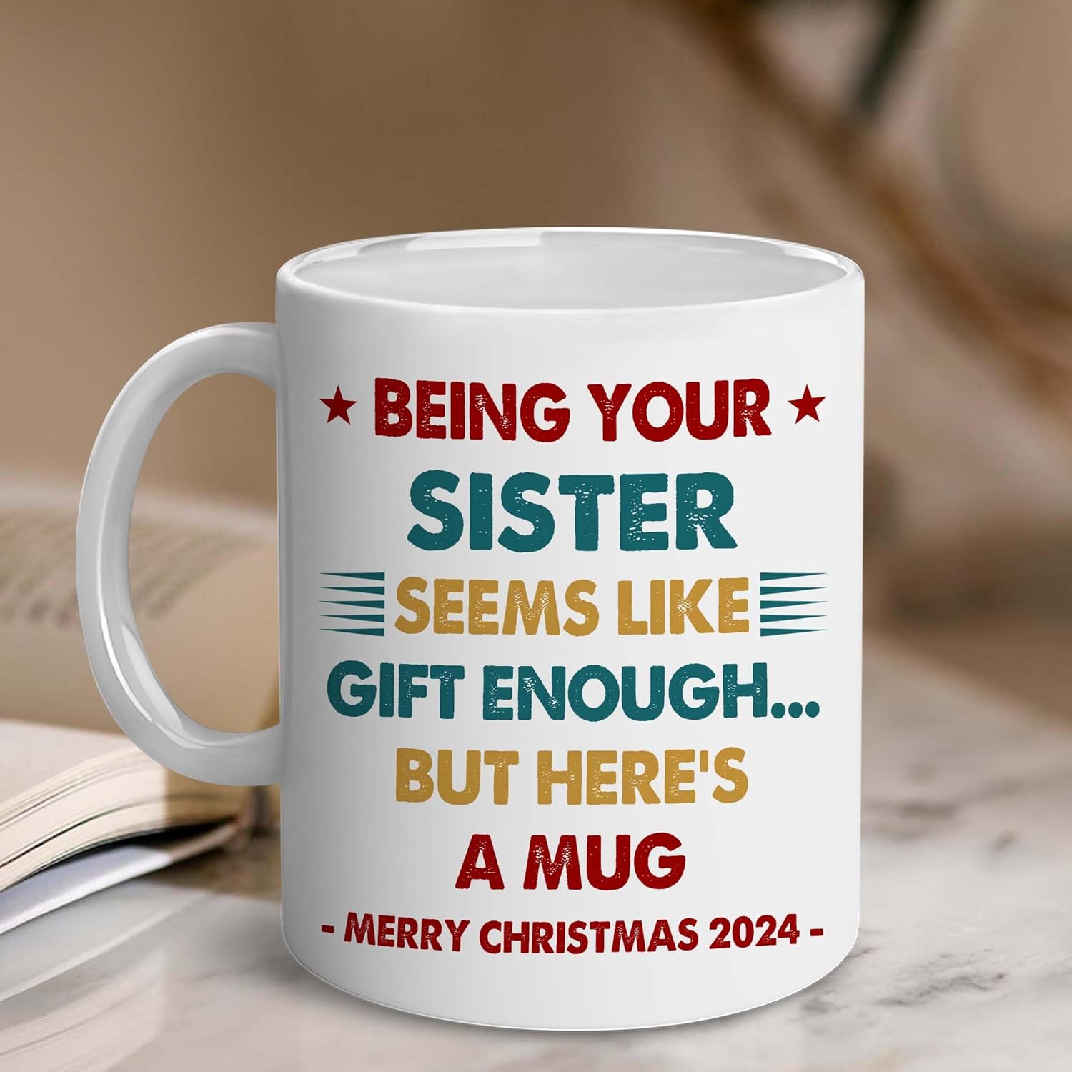 Sister Gifts - Christmas, Birthday, New Year Gift For Sister - Being ...