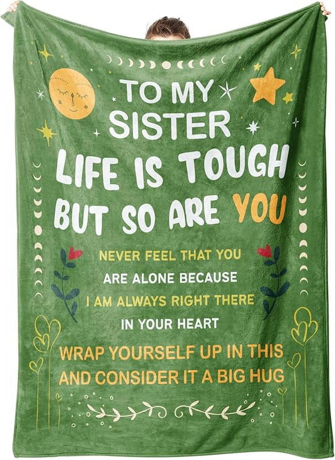 Sister Gifts Throw Blanket, Sister Birthday Gifts, Sisters Gift from ...