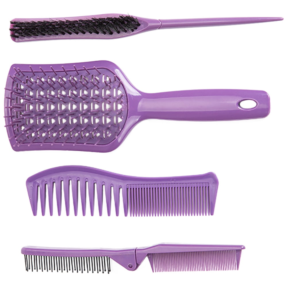 IBASETOY 4Pcs Multipurpose Hair Combs for Men and Women Styling Safety ...
