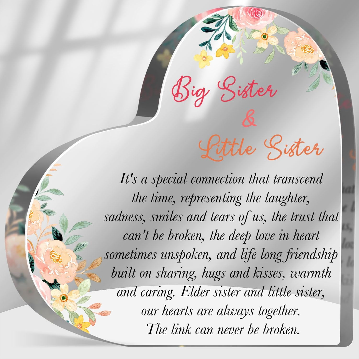Sister Gifts from Sister Big Sister and Little Sister Sign Besties ...