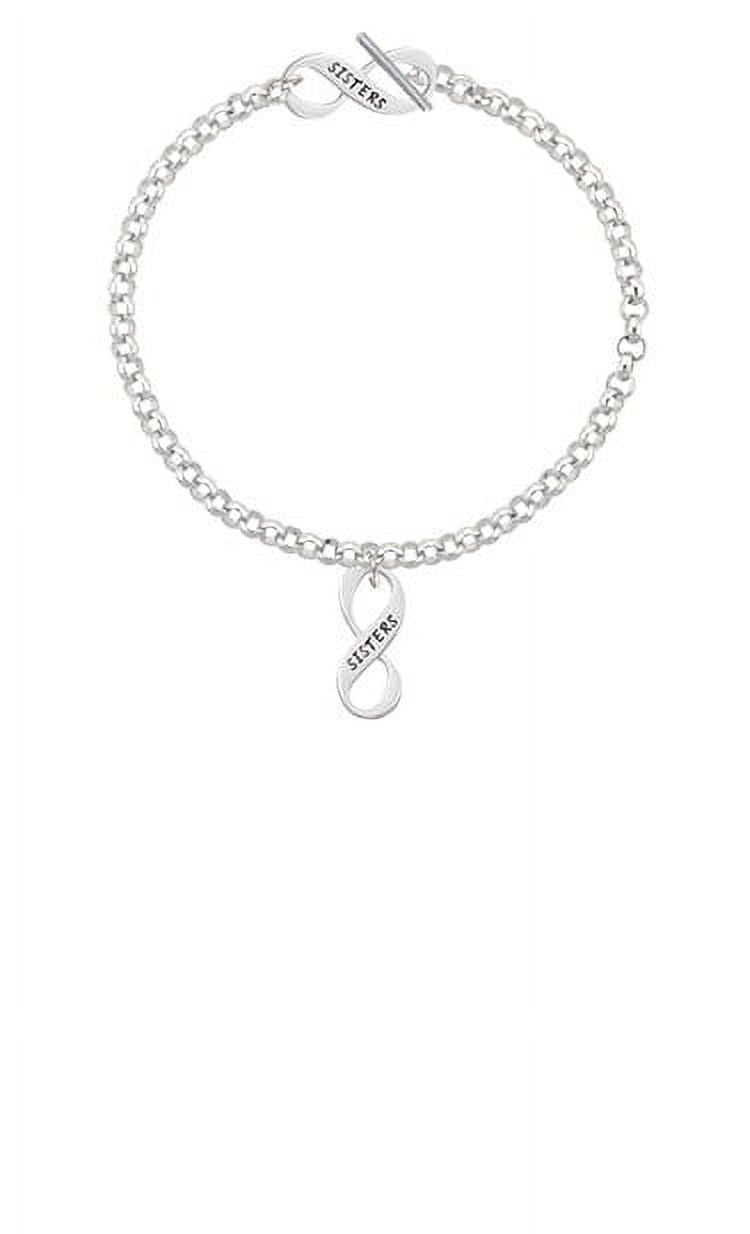 Sister Infinity Sign Sisters Infinity Toggle Chain Bracelet - Walmart.com