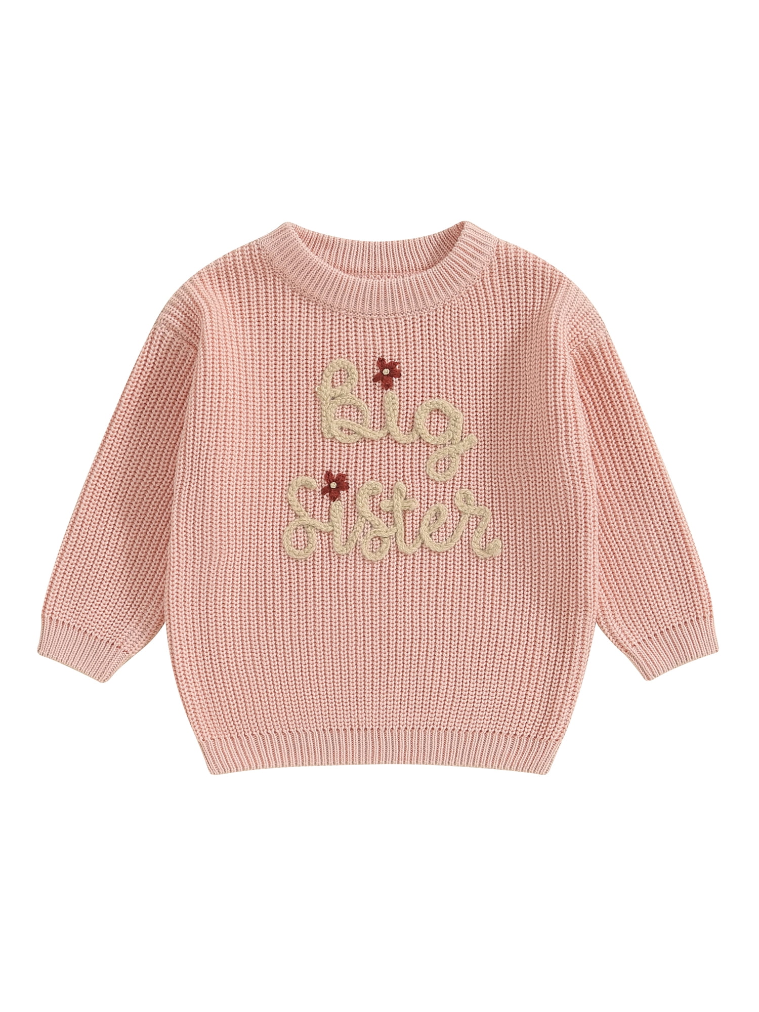 Sister Matching Outfits Toddler Baby Girls Winter Knit Sweater Little ...