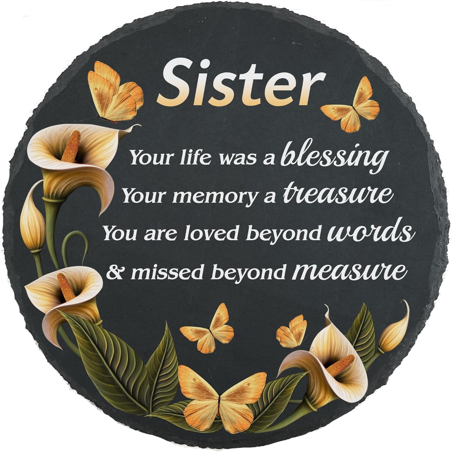 Sister Memorial Garden Stone Memorial Gifts for Loss of Sister Memorial ...