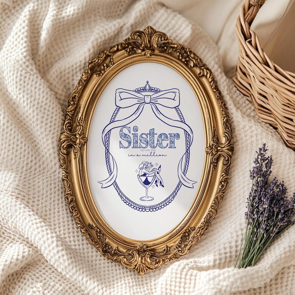 Sister Quote Birthday Gift Special Sister Poster Sentimental Present ...