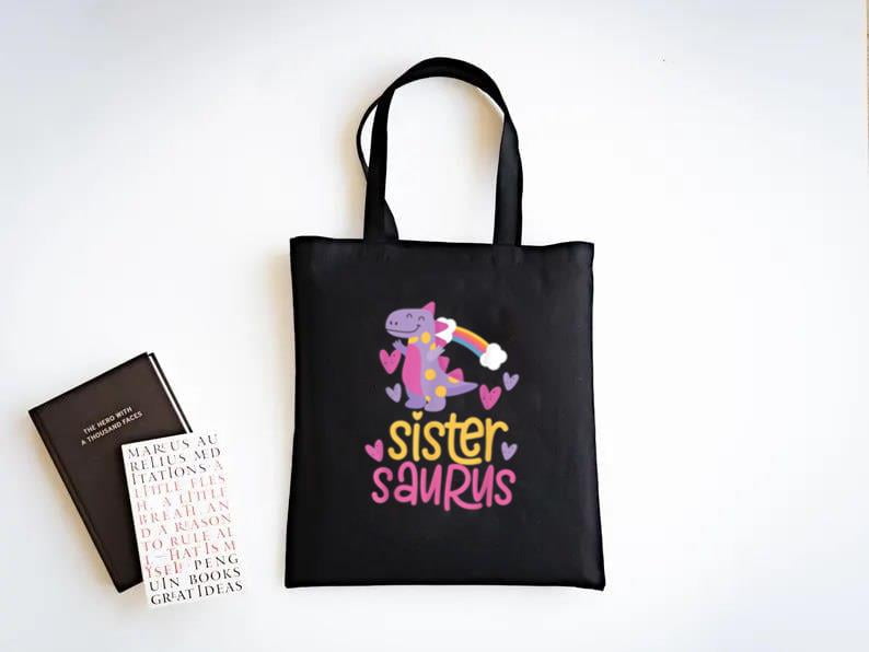 Sister Saurus Funny Sister Saurus Dinosaur Family, Sibling, Humor Gift ...