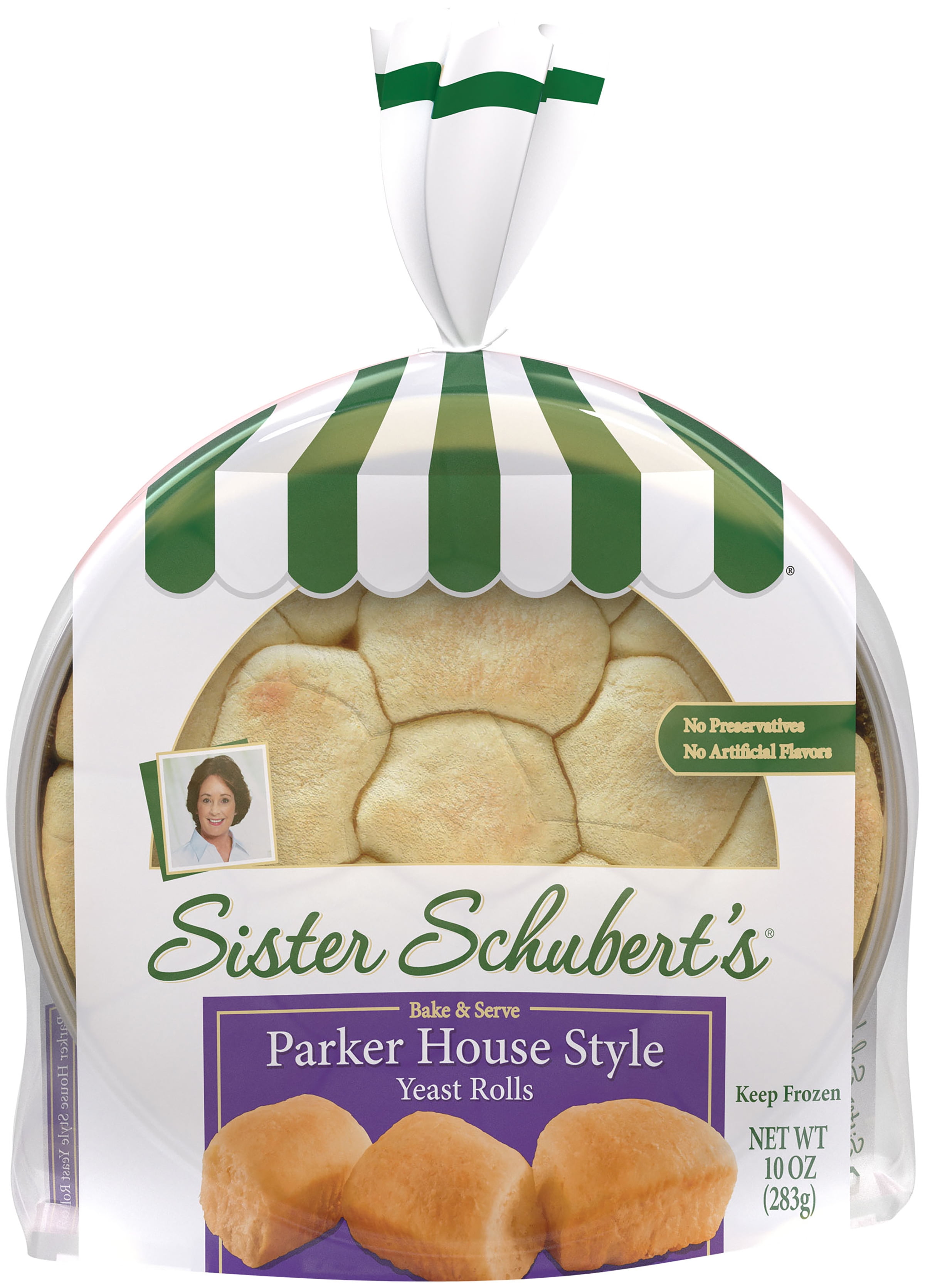 Sister Schubert's Parker House Rolls 10 Oz - Walmart.com