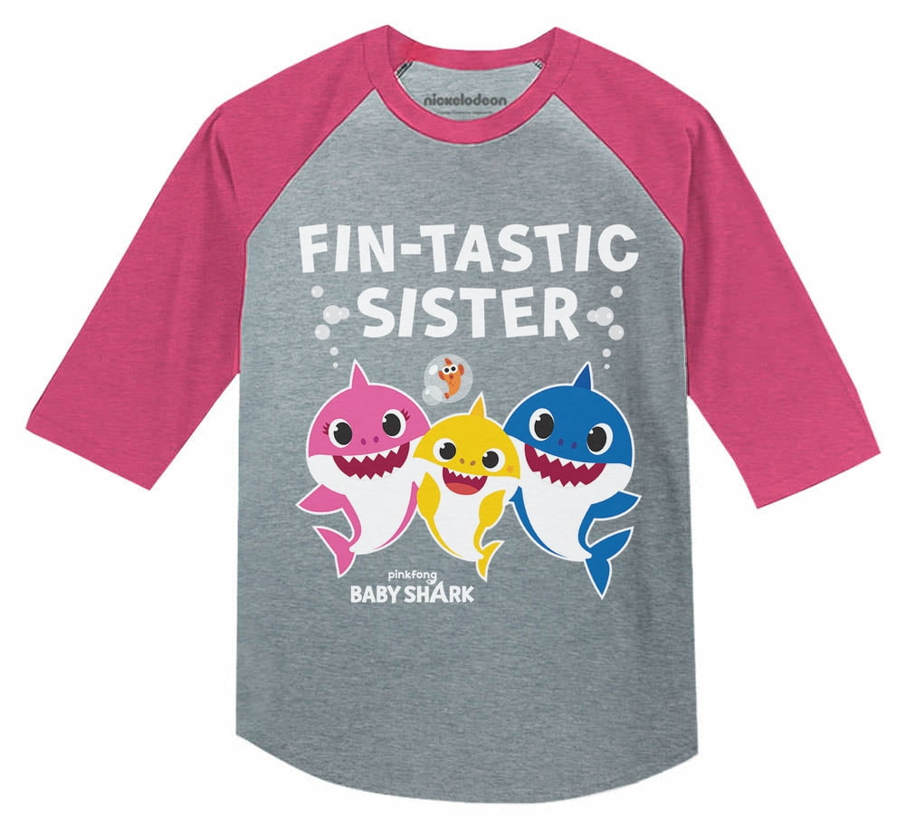 Sister Shark Shirts for Girls Baby Shark Birthday Outfit Big Sister ...