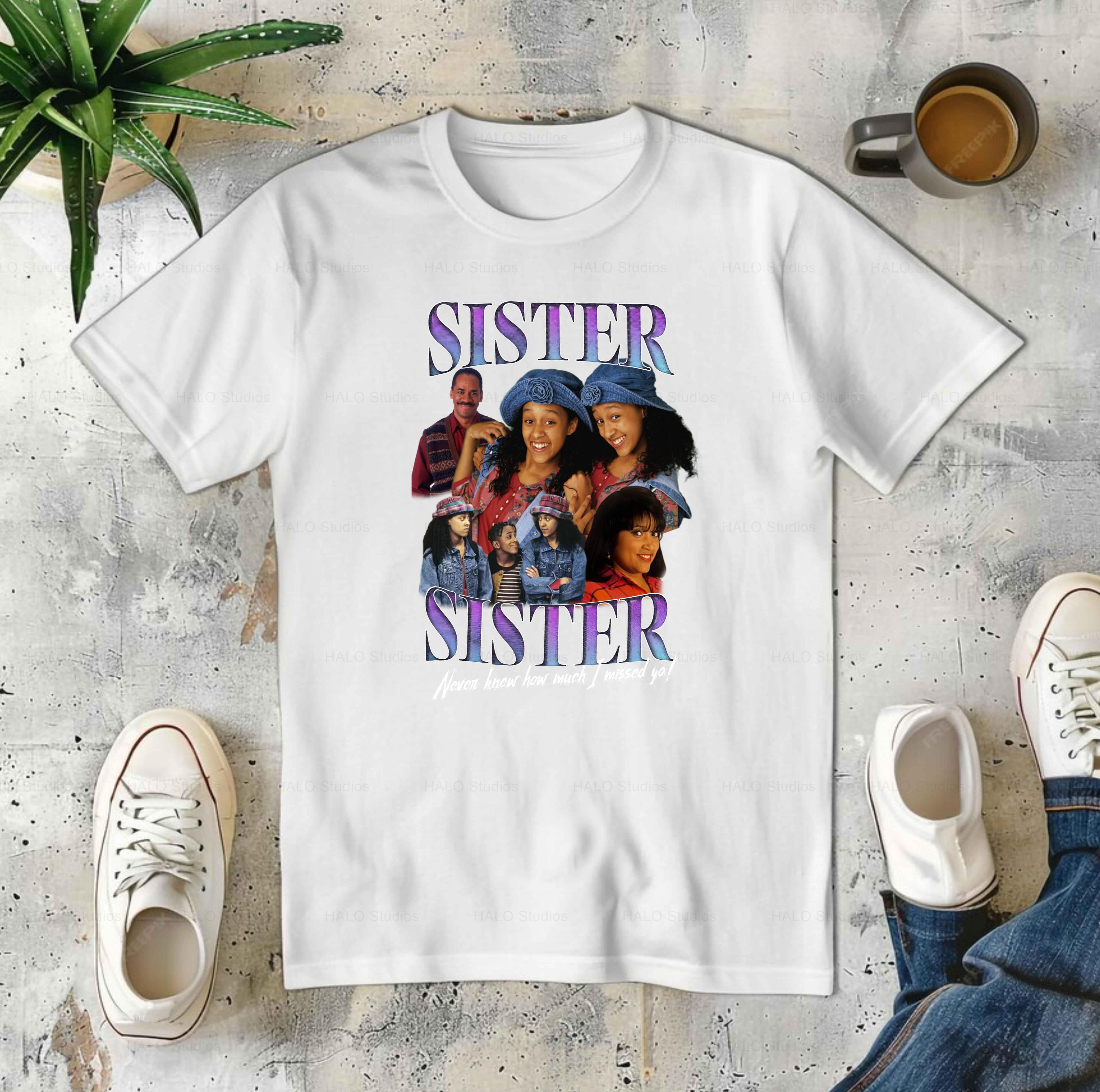 Sister Sister 90s Bootleg Retro TV Show Inspired Tia Tamera Mowry Look ...