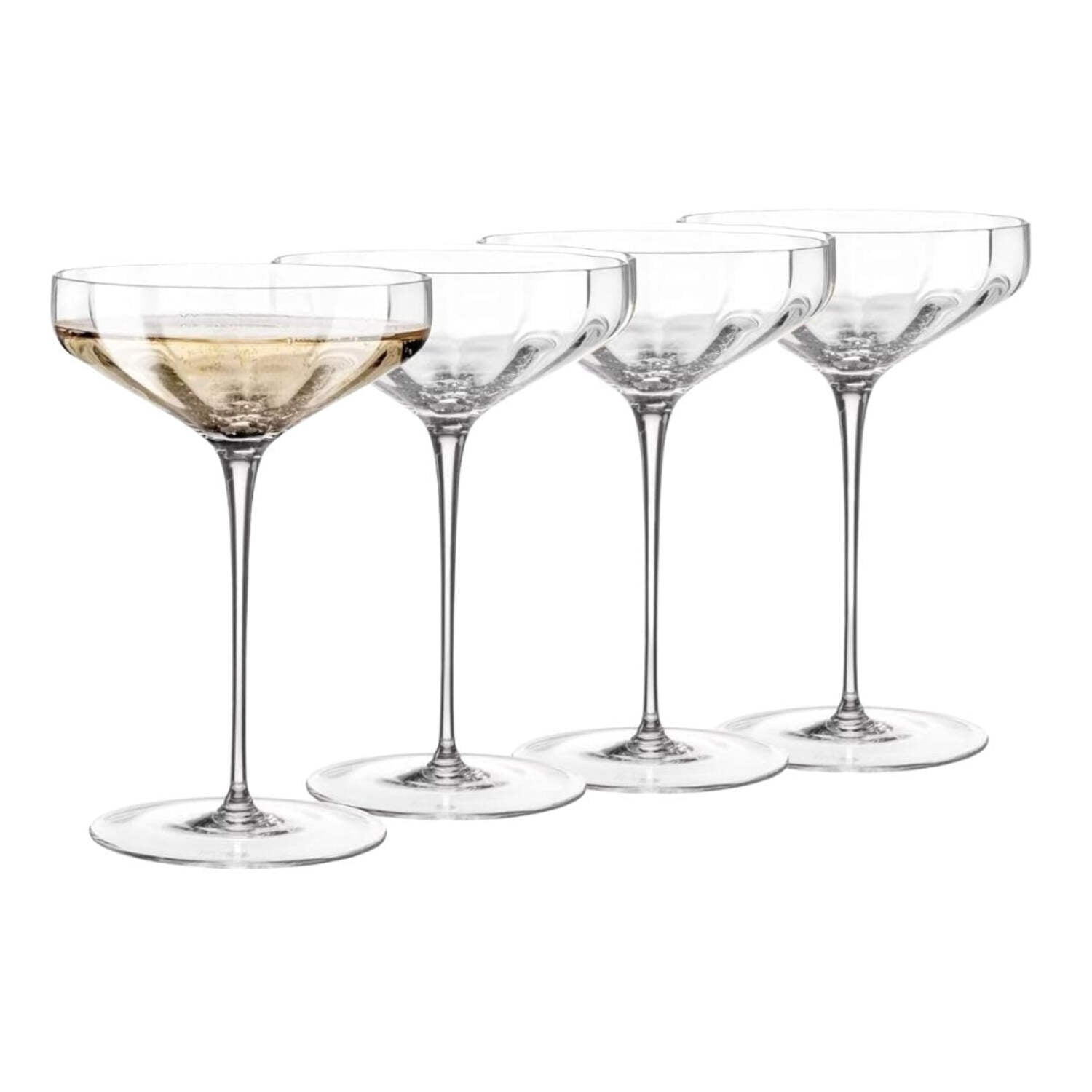 Opulent Angled Coupe Cocktail Glasses, Set of 4 - Walmart.com