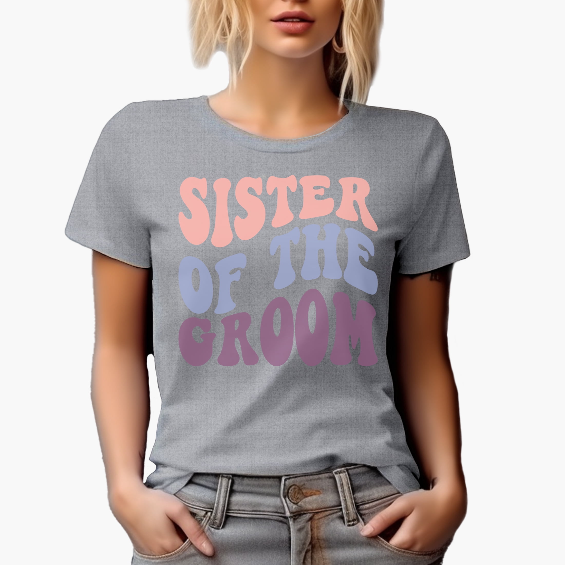 Sister of the Groom, Wedding, Marriage or Bridal Shower Themed, Groovy ...