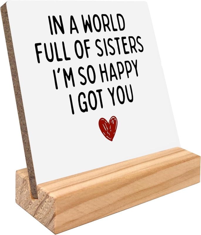 Sisters Gifts From Sister Brother, Gifts For Sister, Christmas Birthday ...