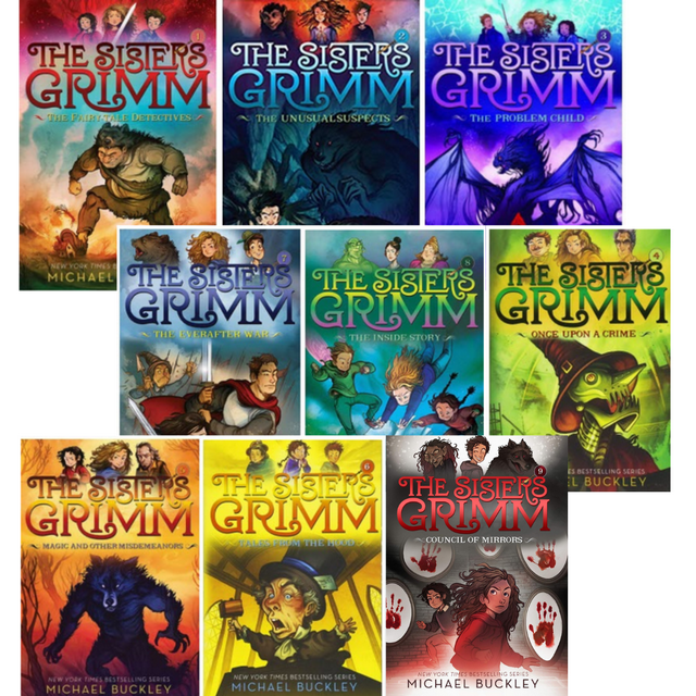 Sisters Grimm Complete Set: Fairy Tale Detectives, Unusual Suspect ...