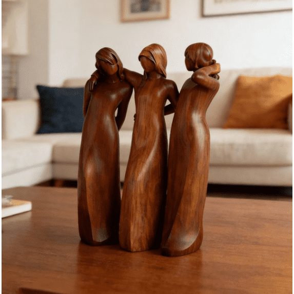 Sisters by My Side, 5" Celebrates Friendships Three Sisters Sculpture ...