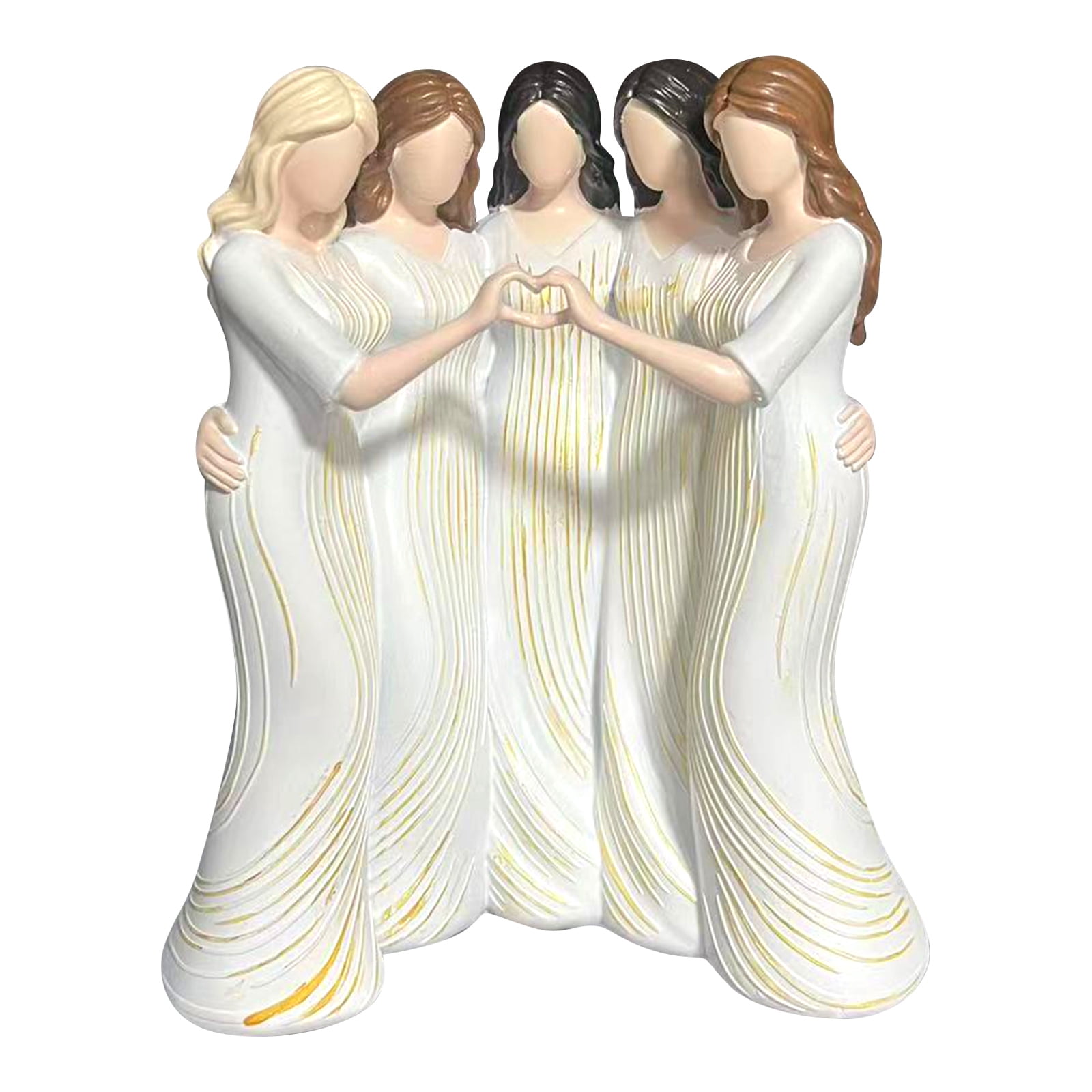 Sisters by My Side Five Sisters Sculpture, Best Friends Forever Statue ...