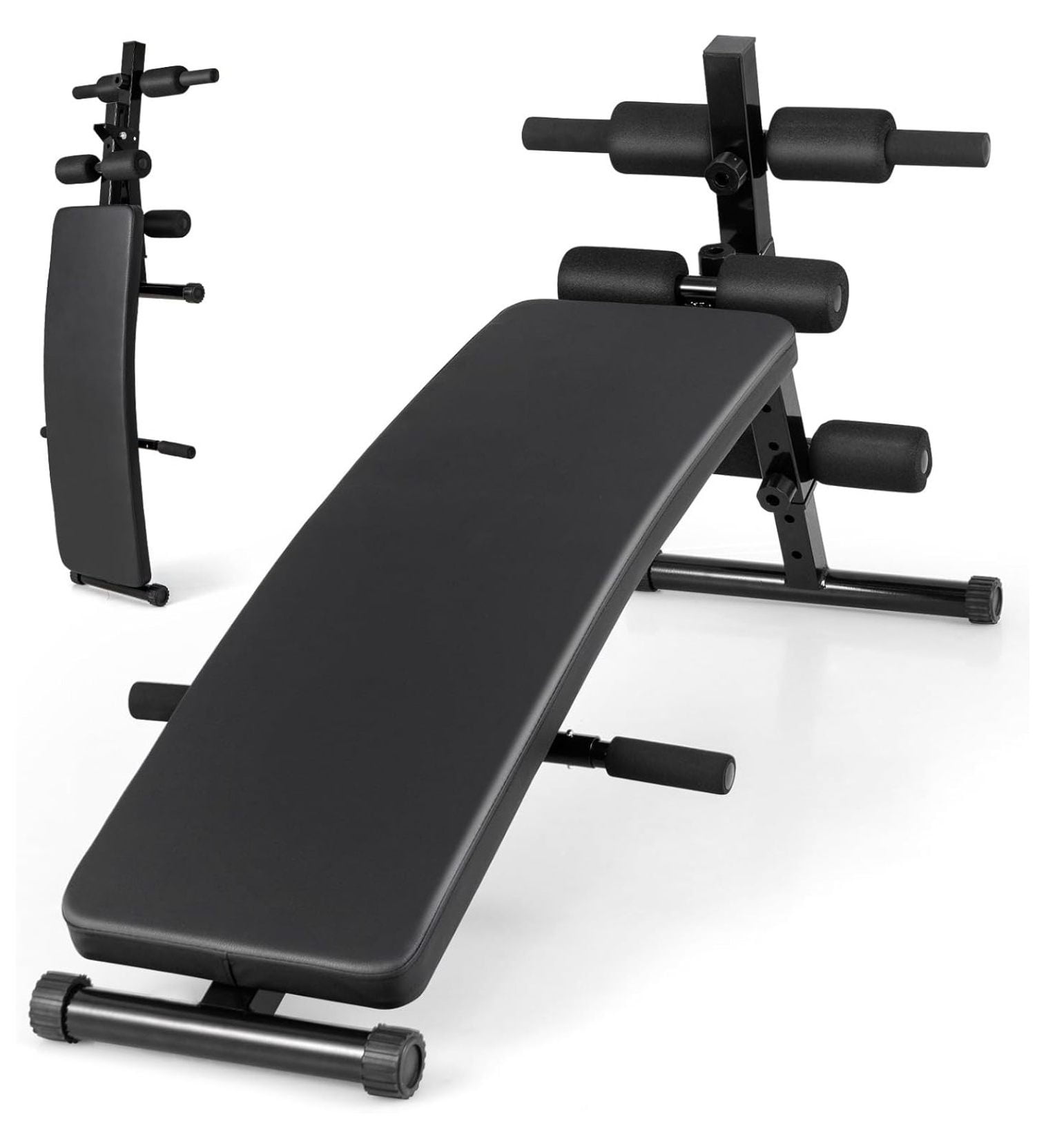 Sit Up , Decline Sit up with 5-level Adjustable Height, 300lbs Capacity ...