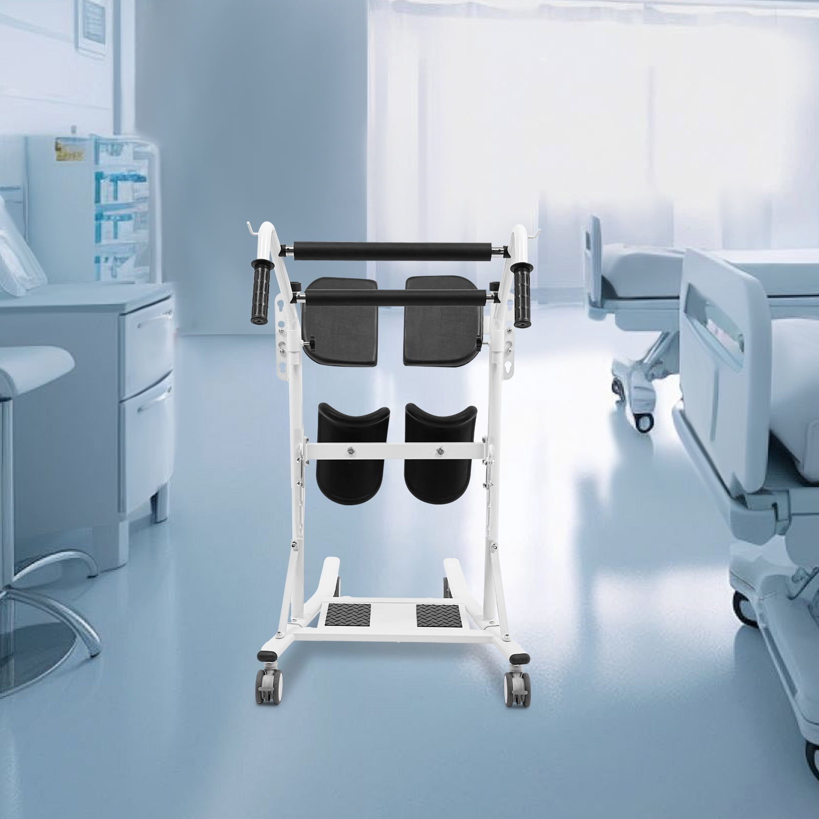 Sit to Stand Patient Lift, 24.8x32.3x46.9in Carbon Steel Frame, 3-Level ...