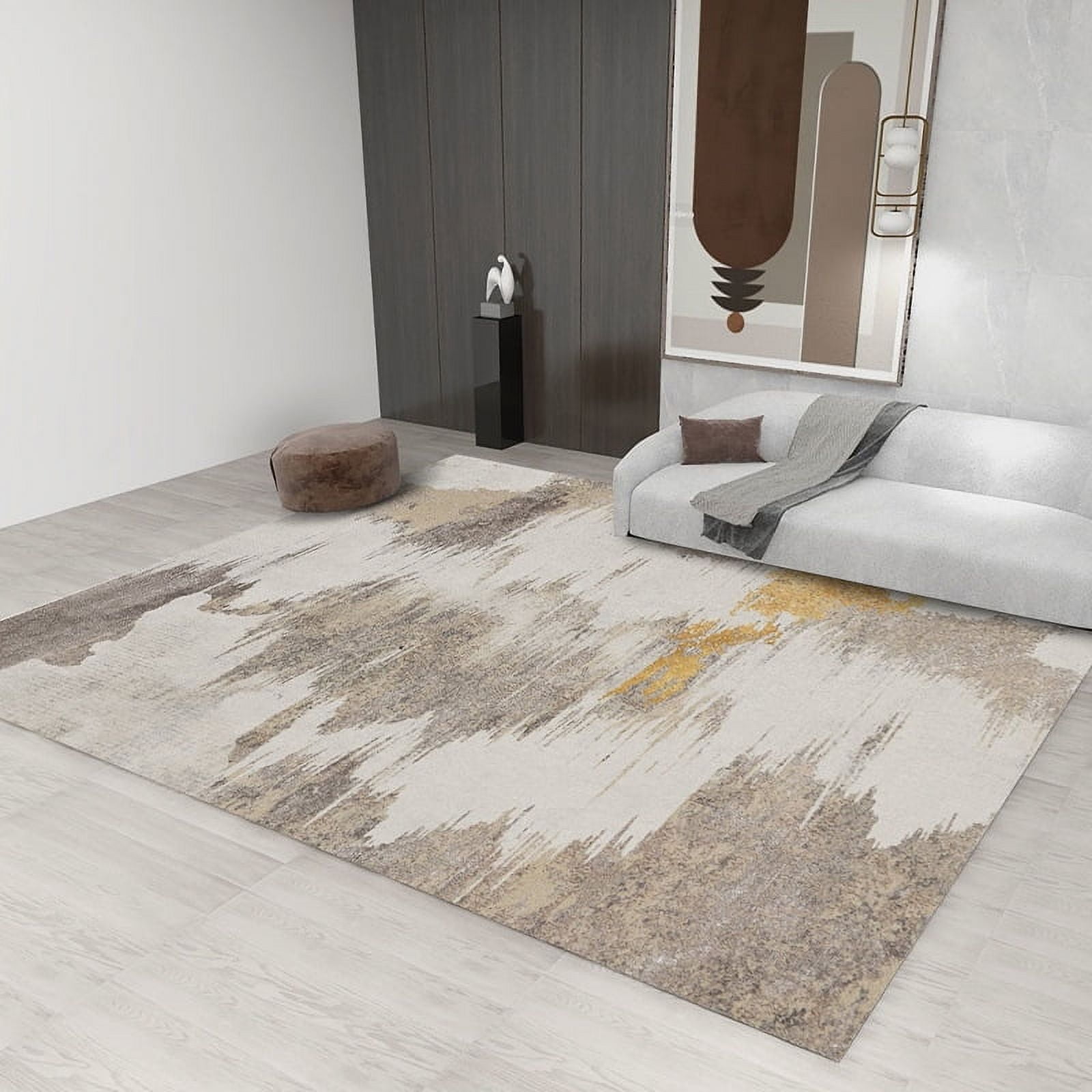 Sit Supreme Area Rug Carpet 6.5x5 Feet, Area Rugs for Bedroom Living ...