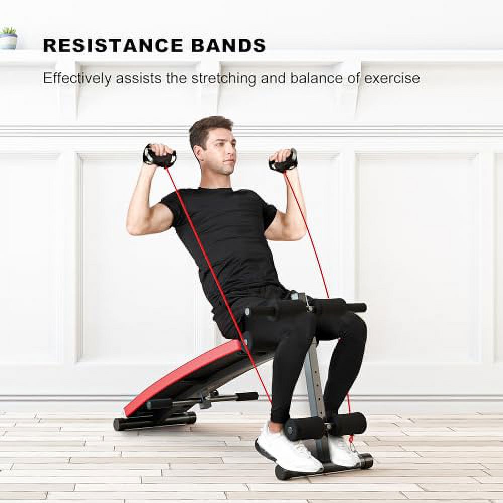 Sit Up Bench For Core Workouts Decline Bench Press, Adjustable ...