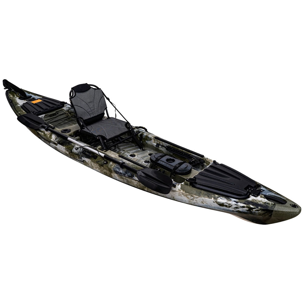 Sit on Top Kayak, 13ft Fishing Kayak, Fishing Kayak with Dual Rod ...