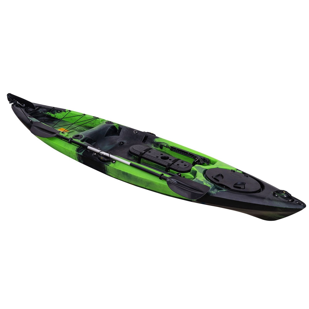 Sit on Top Kayak, 13ft Fishing Kayak, Fishing Kayak with Dual Rod ...