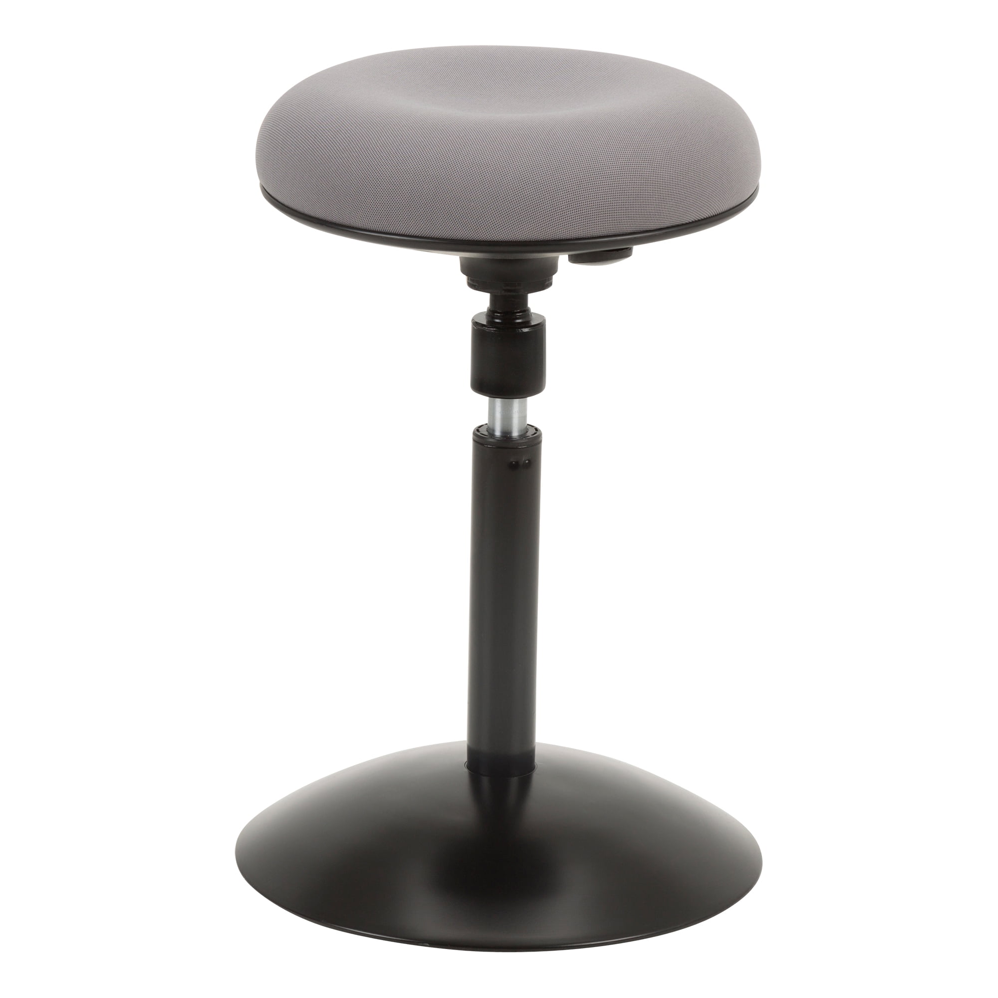Sit-to-Stand Active Stool w/ Pivot Round Seat-Gray - Walmart.com