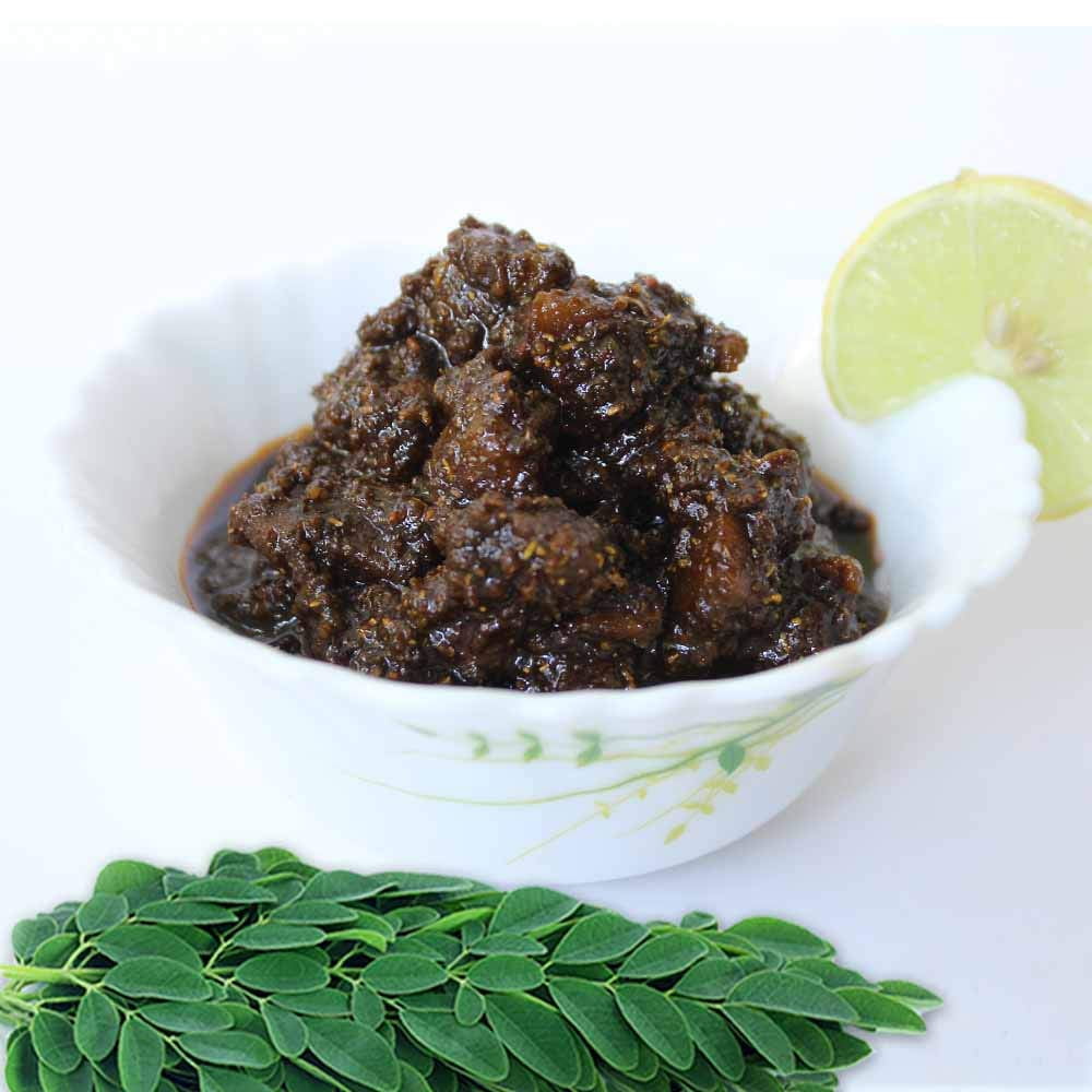 Sitara Foods Munagaku Moringa Drumstick Leaves Chicken Pickle Home Made ...