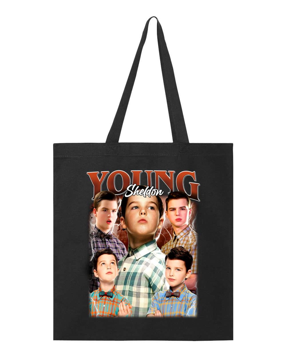 Sitcom Tribute Graphic Style For Fans In Young Sheldon Tote Bag ...