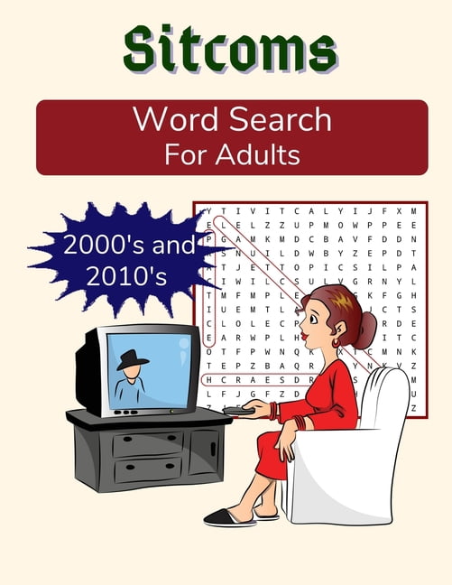 Sitcoms Word Search For Adults - Walmart.com