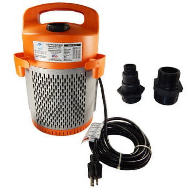 Site Drainer 1/2 hp 115V Non-Clogging Submerisble Dewatering Sump Pump ...
