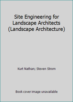 Pre-Owned Site Engineering for Landscape Architects (Landscape ...