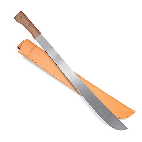 SitePro "28"" Colombian Machete with Sheath" (COLO28-LS) Silver ...