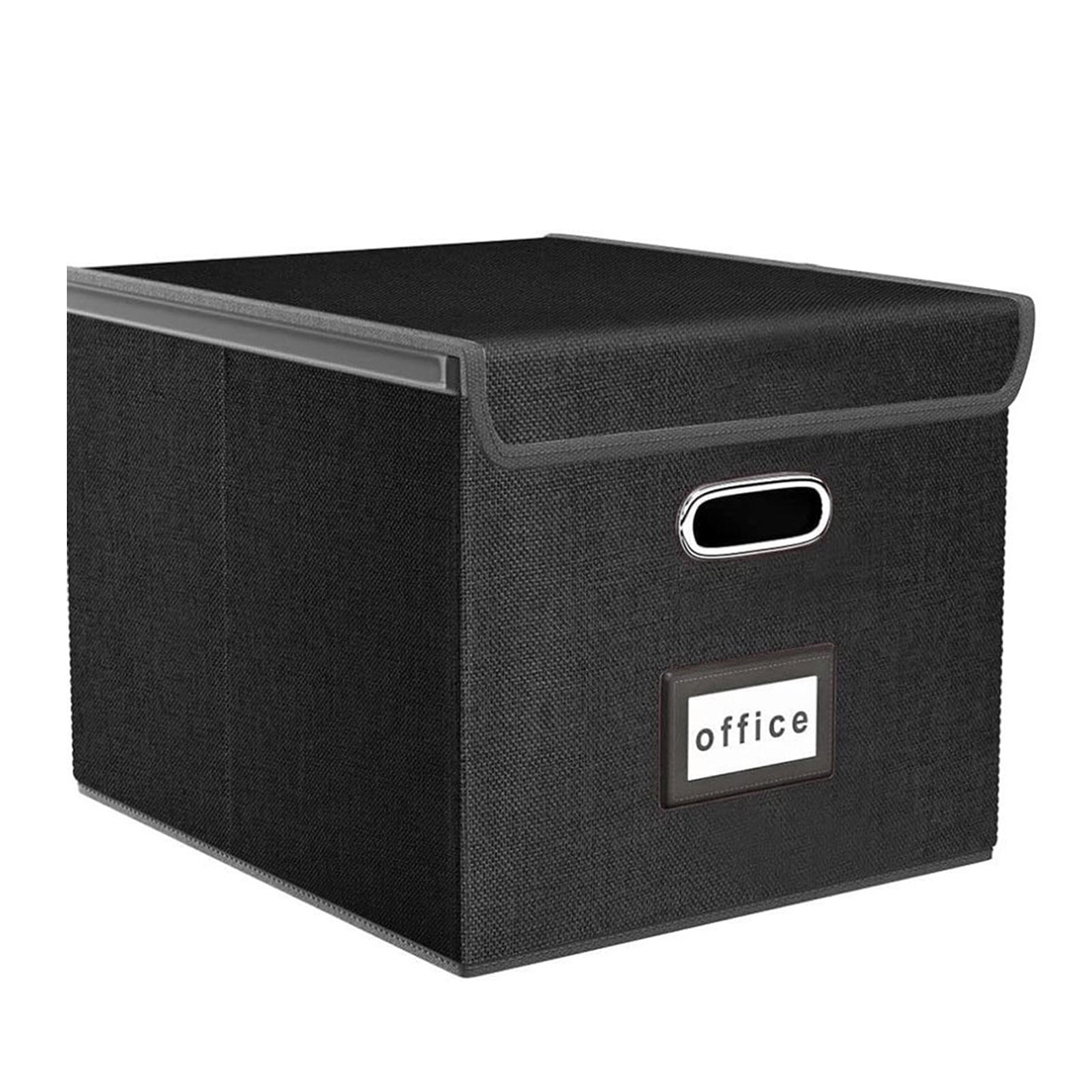 Sitikel File Storage Box with Lid Hanging Office Document Organizer ...