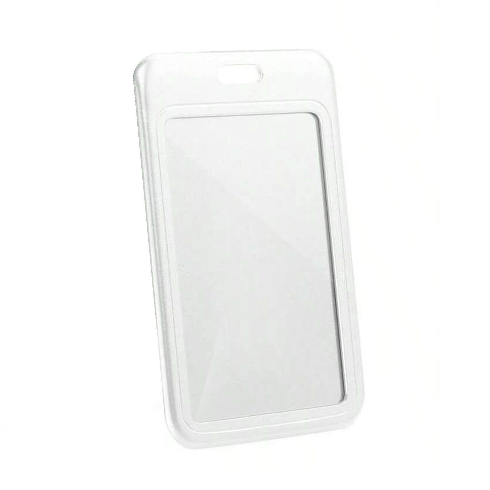 Sitikel ID Card Holder Slide Cover Transparent Window Hanging Hole ...