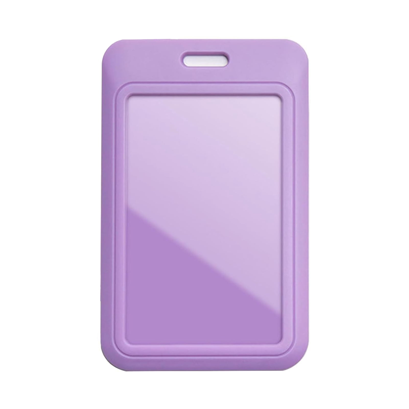 Sitikel ID Card Holder Slide Cover Transparent Window Hanging Hole ...