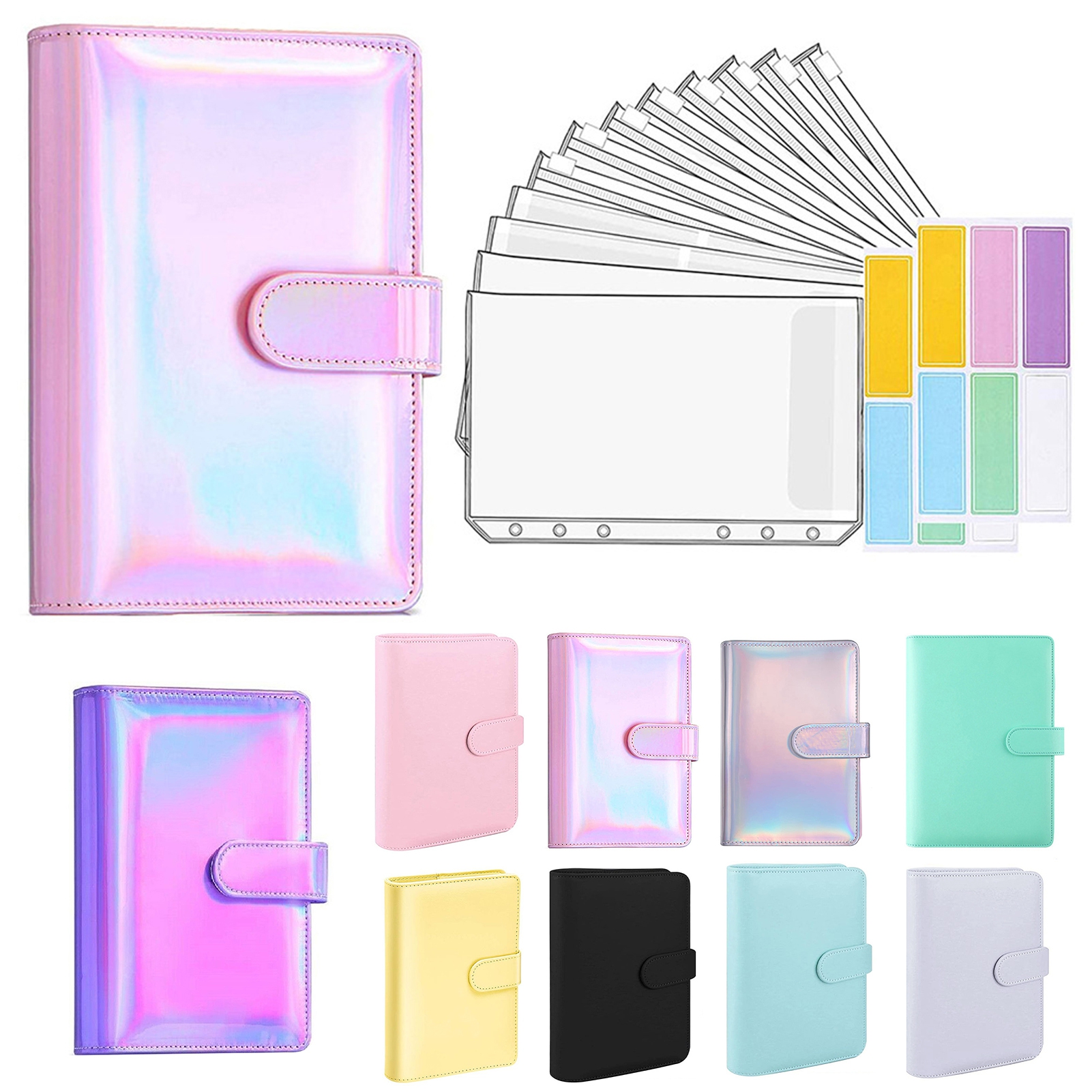 Sitikel Money Saving Binder with Spending Budget Sheet Money Envelopes ...