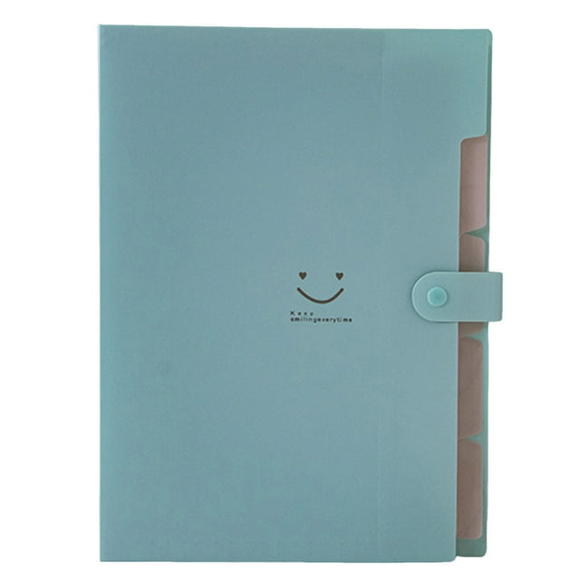 Sitikel Smile Face Design File Organizer A4 Size Document Filing Folder ...