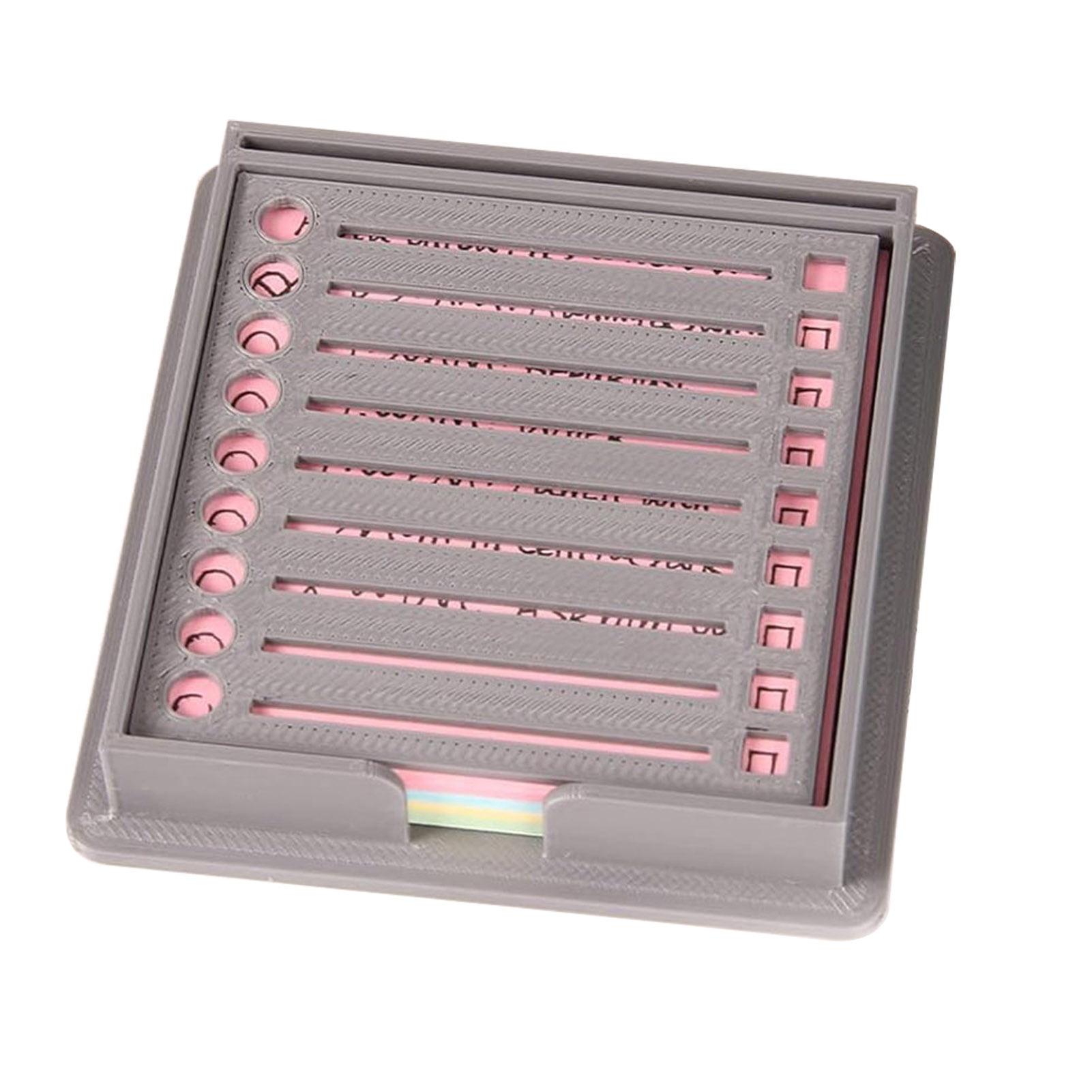 Sitikel Sticky Note Holder with Stencil Note Dispenser Waterproof ...