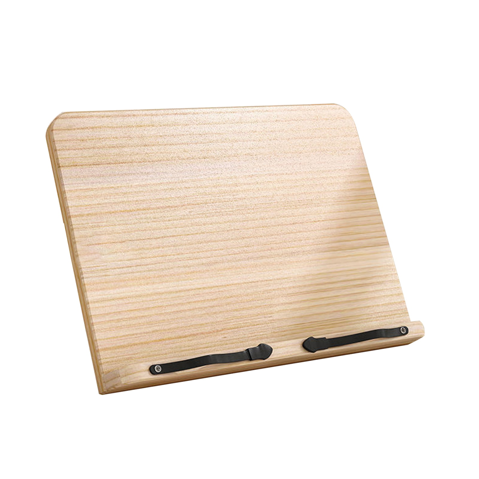 Sitikel Wooden Book Stand Adjustable Reading Holder Tray with Page ...