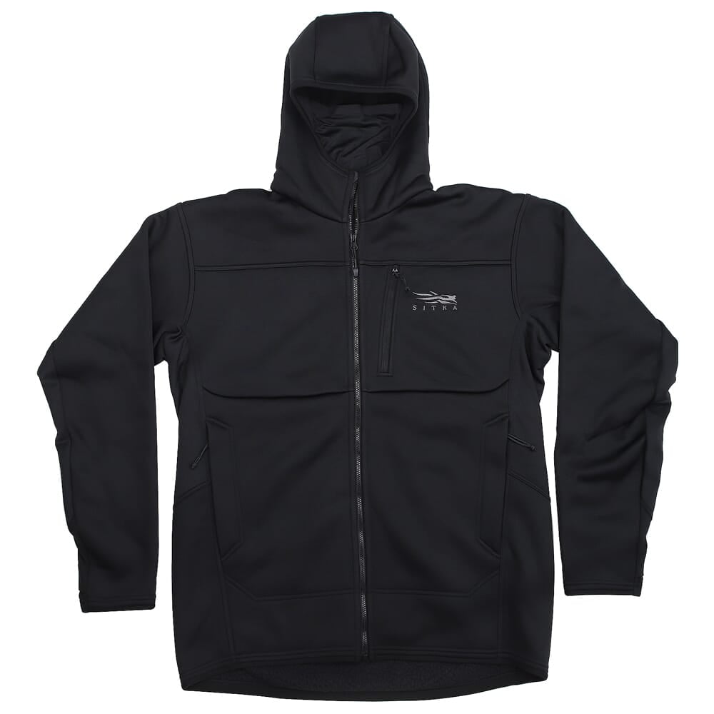 Sitka Gear Traverse Hoody, Black, 3XL, High-Gauge Berber Fleece, Water ...